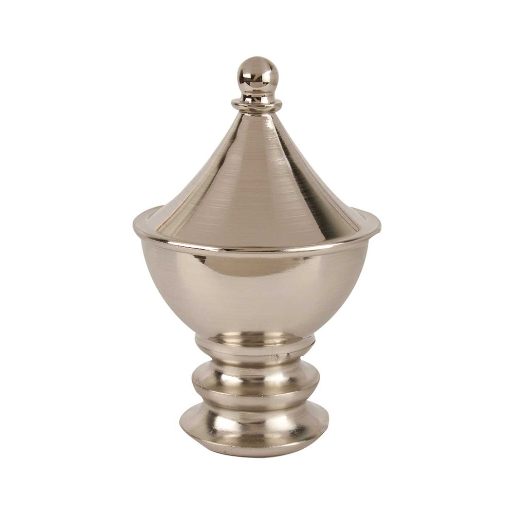 Alendel. 28F12 Finial |S S -Satin Silver